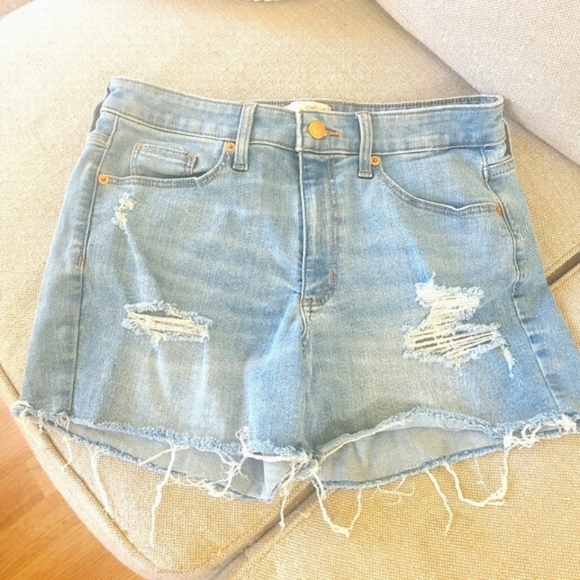 Universal Thread | Shorts | Universal Thread High Rise Midi Denim ...